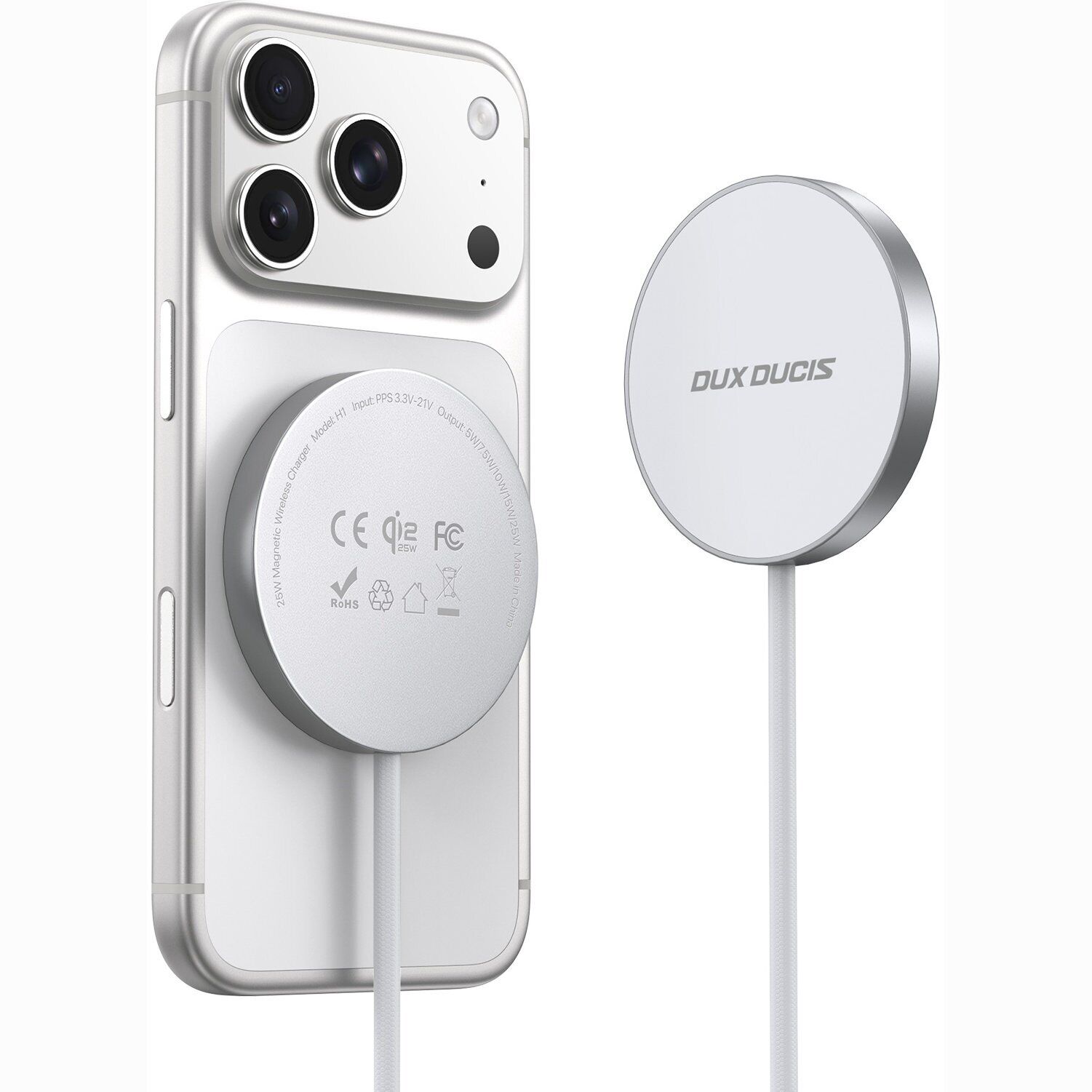ᐉ Бездротовий зарядний пристрій DUX DUCIS H1 Magnetic Wireless Charger ...